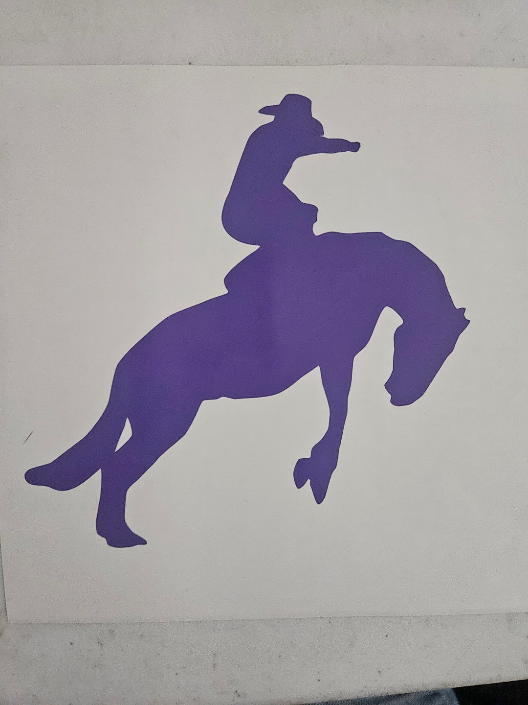 Bronc Rider-vinyl Decal-name Decal-personalized Decal Custom - Etsy