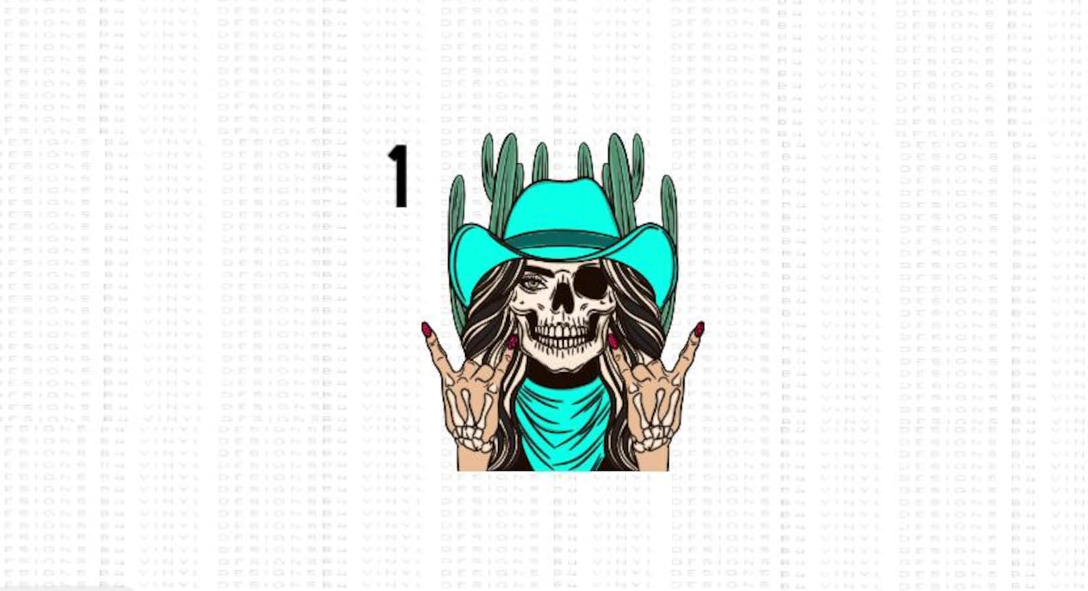 Western Stickers- Turquoise Stickers-cactus Stickers-breakaway Roper ...