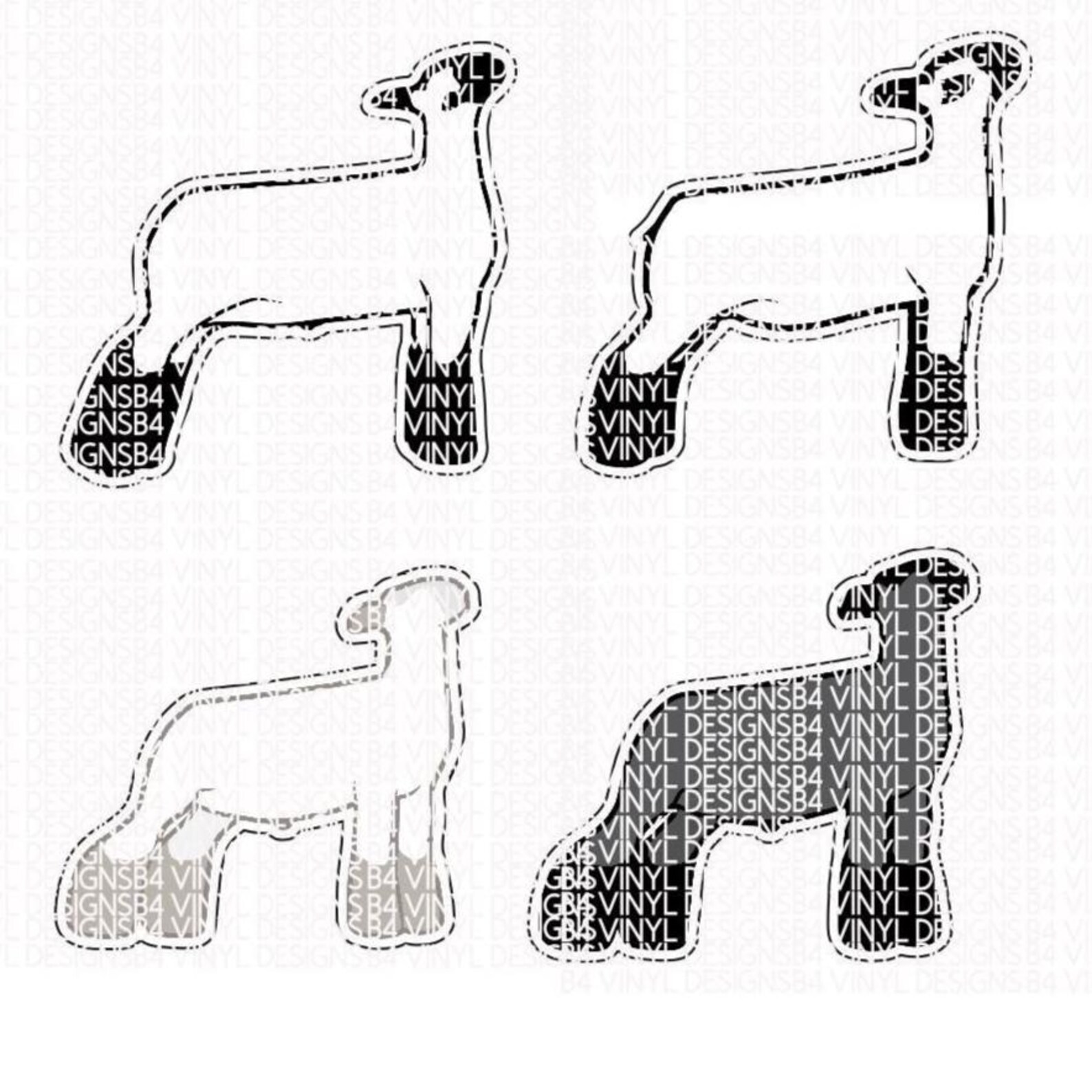 Full Color Show Lamb-waterproof Show Lamb-show Ewe-show Wether-tack Box ...