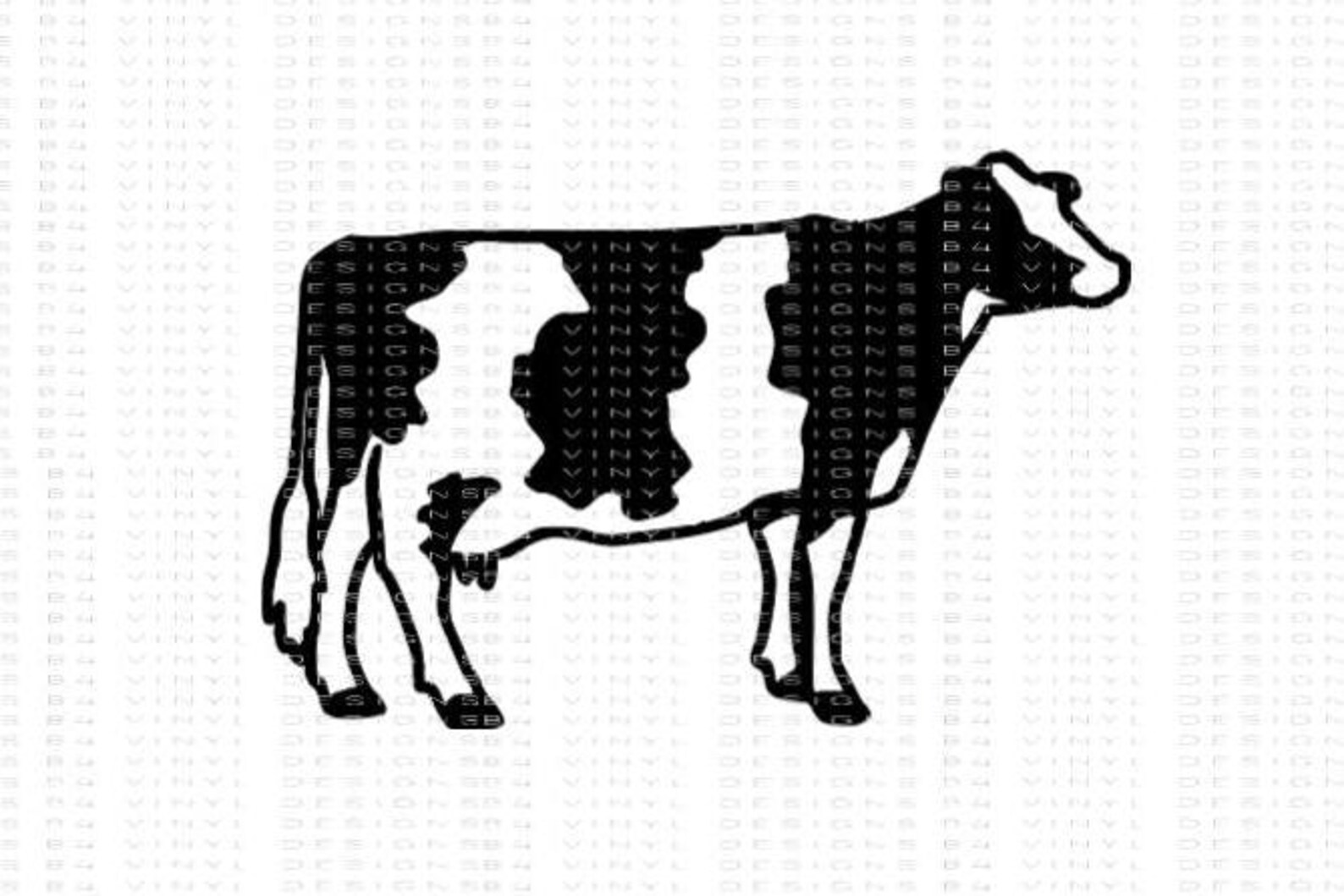 Holstein Decal-dairy Cow-holstein Dairy Cow- Milk Cow- Holstein Decals ...