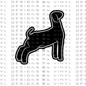 Show Goat-jackpot Goat-vinyl Decal-name Decal-personalized Decal Custom ...