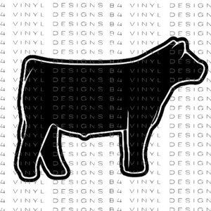 Show Steer-jackpot Steer-vinyl Decal-name Decal-personalized Decal ...