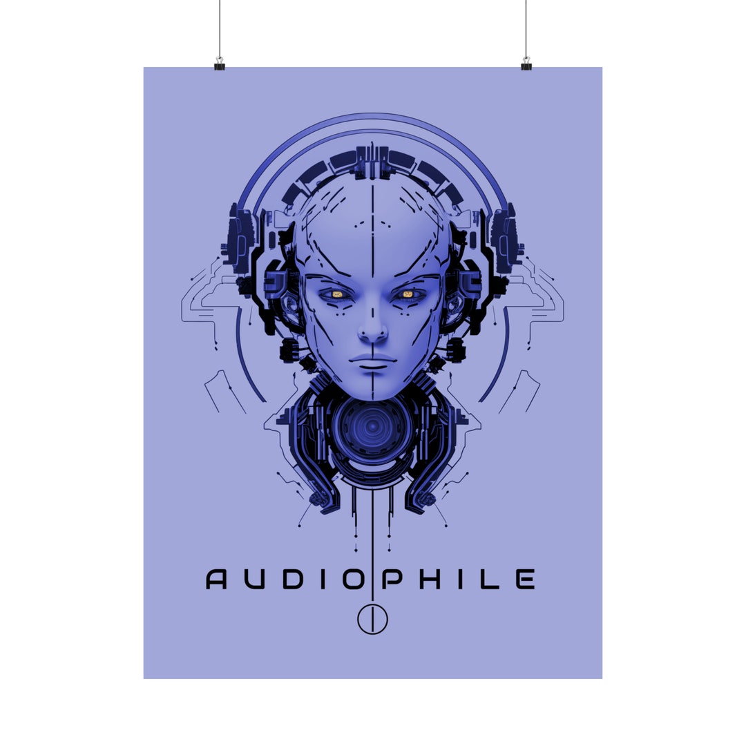 Futuristic Sci Fi Audiophile Matte Vertical Posters - Etsy