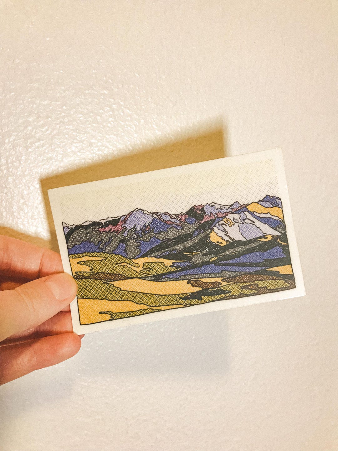 Mountain Valley Sticker // Durable Weatherproof Vinyl // Outdoor ...