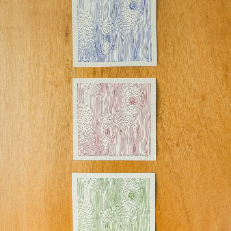 Wood Grain Print - Etsy