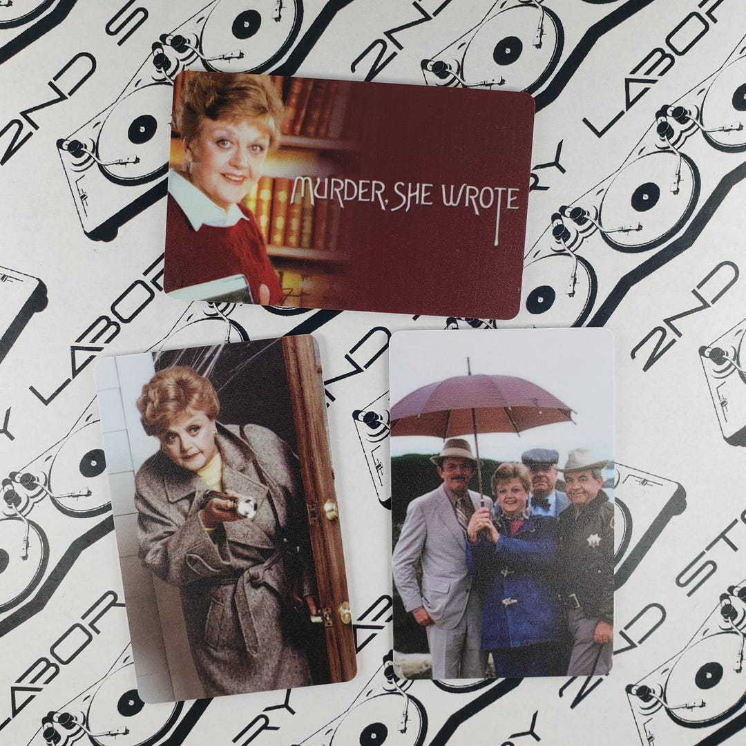 Murder She Wrote 3 Piece Magnet Set, Jessica Fletcher, Dr. Seth Hazlitt ...