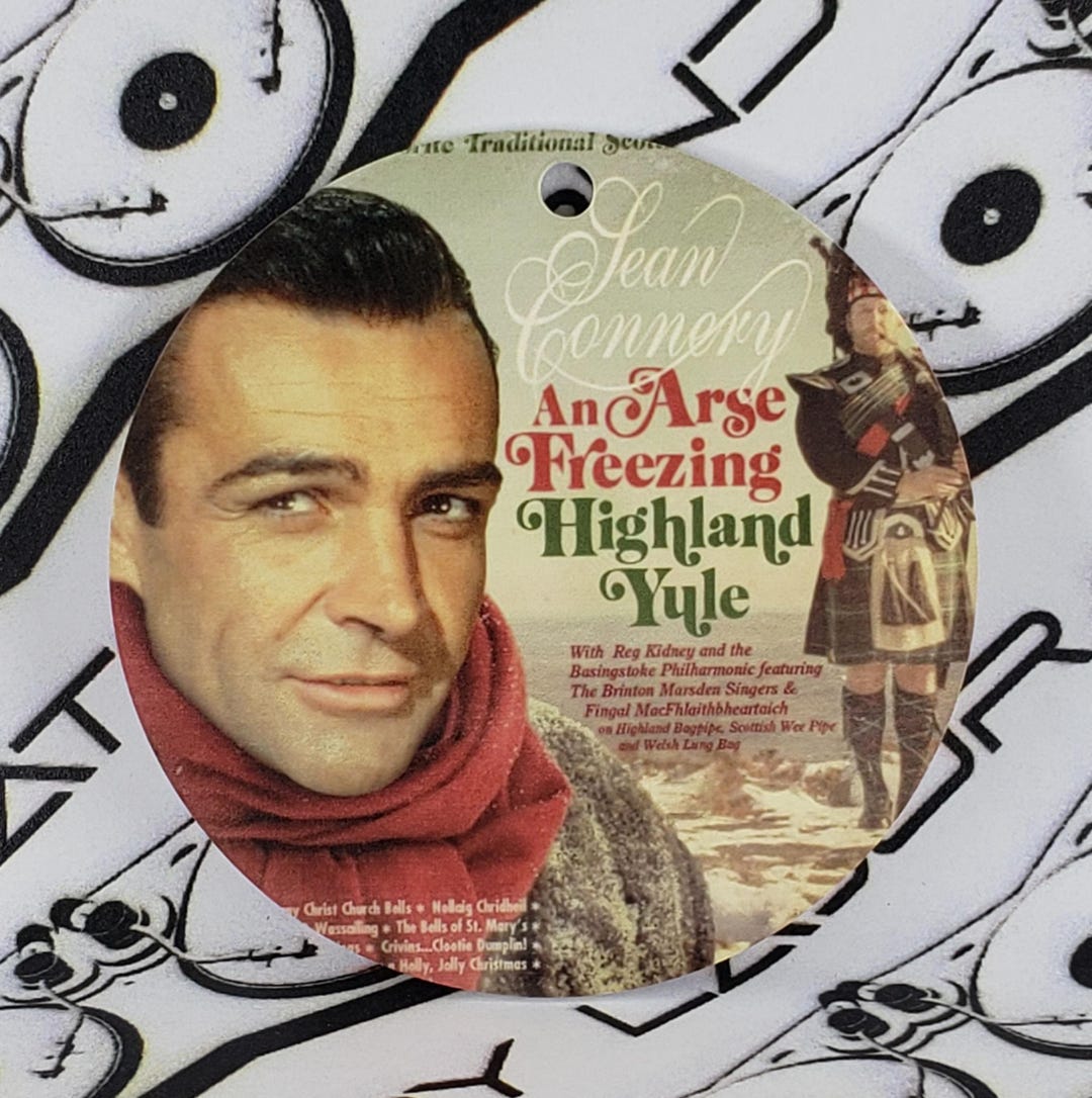 Sean Connery an Arse Freezing Highland Yule Christmas Ornament - Etsy