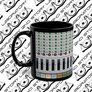Mixing Board Console Mug, Music Producer Gift, Recording Studio Coffee ...