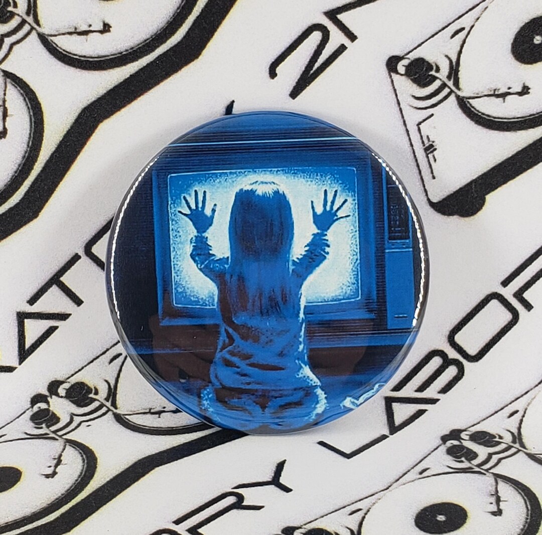Poltergeist 2.25" Pin Back Button, Horror, 80s Film, They're Here - Etsy