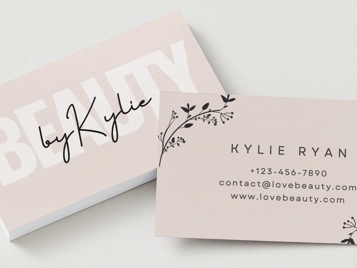 Business Cards | Customizable for Businesses | Digital Download | Print ...