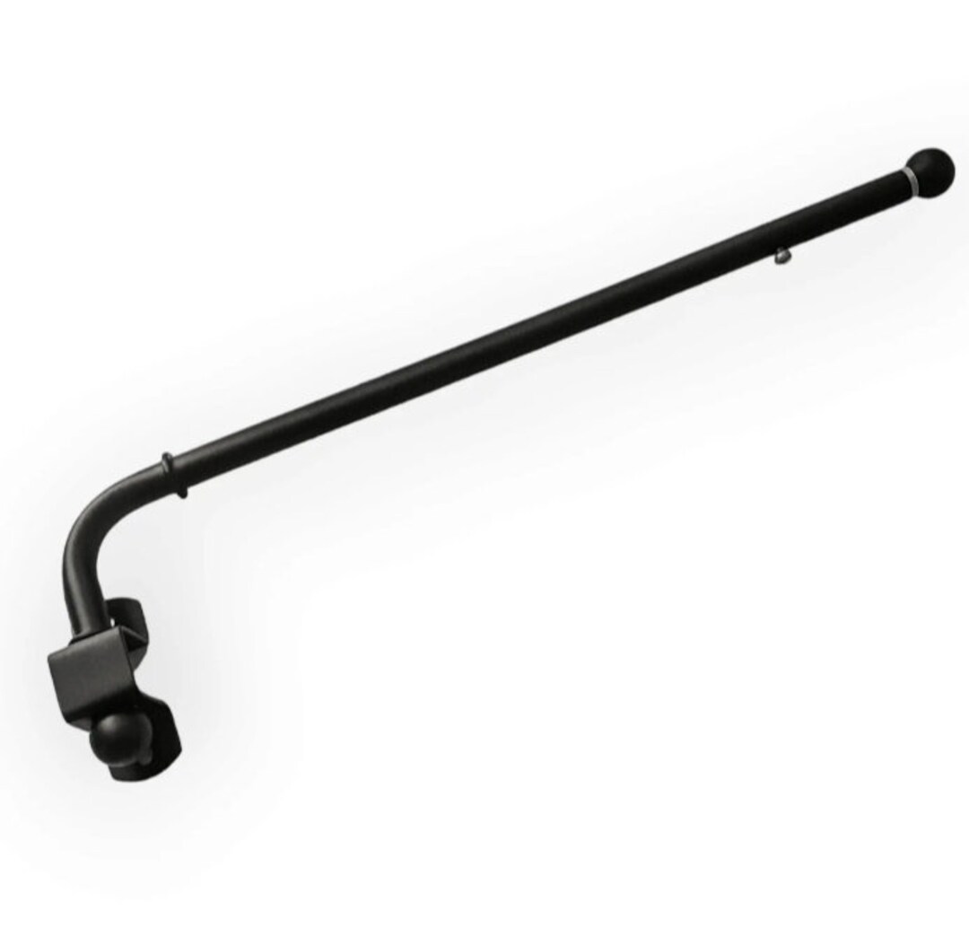 Black Adjustable Drapery Arm - Etsy