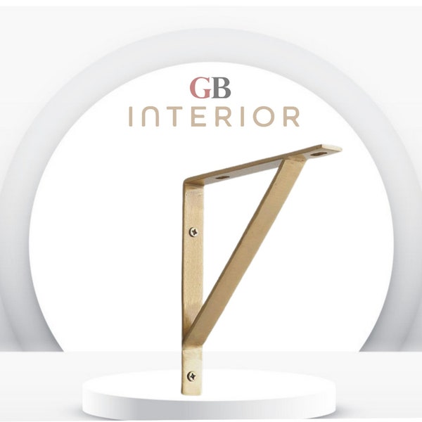 Brass Shelf Brackets - Etsy