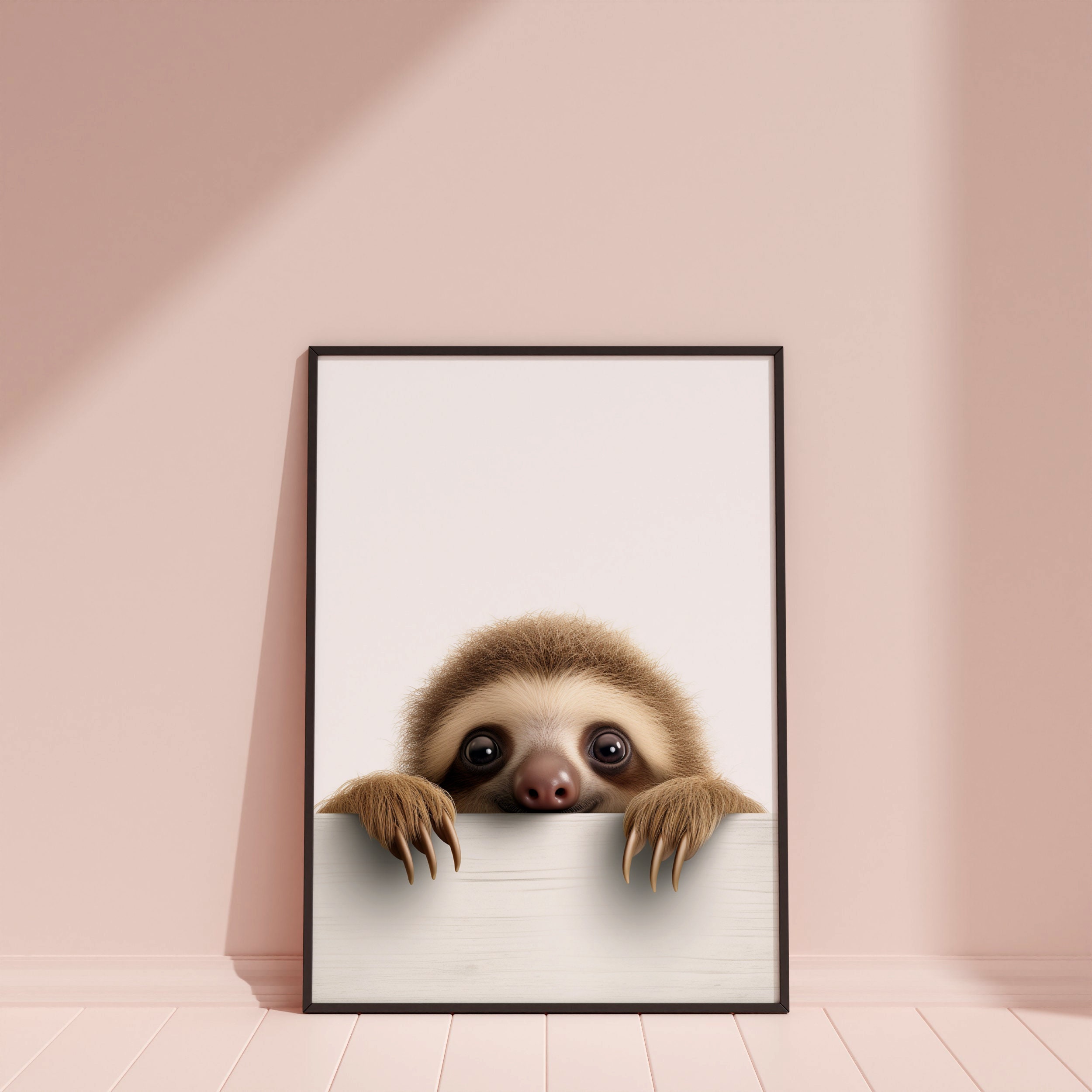 Adorable Baby Animals Poster Printable for Safari Baby Animal - Etsy