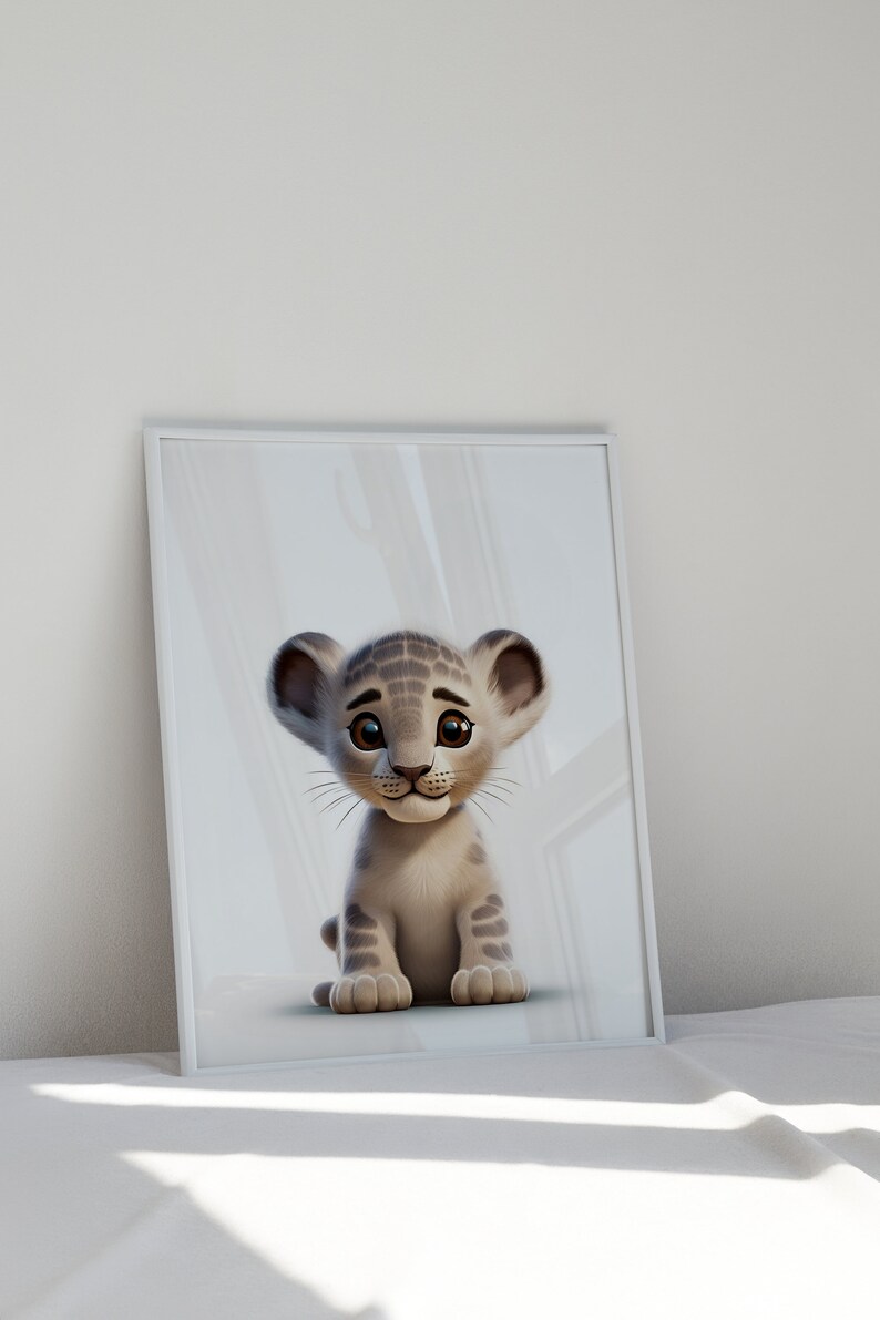Adorable Baby Animals Poster Printable for Safari Baby Animal - Etsy