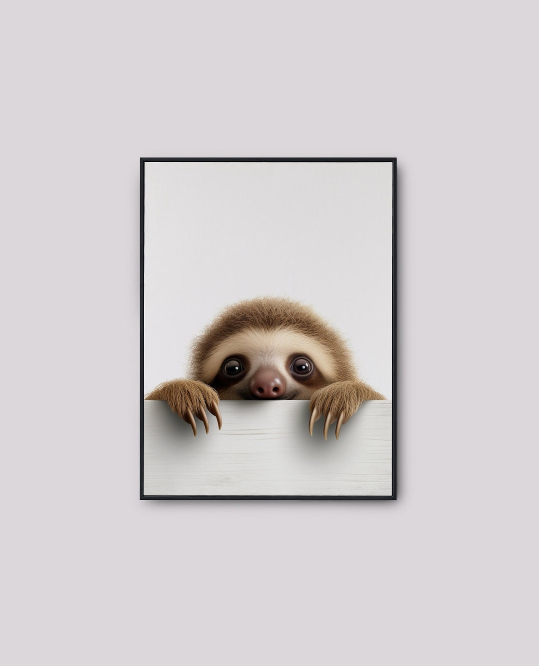 Adorable Baby Animals Poster Printable for Safari Baby Animal - Etsy