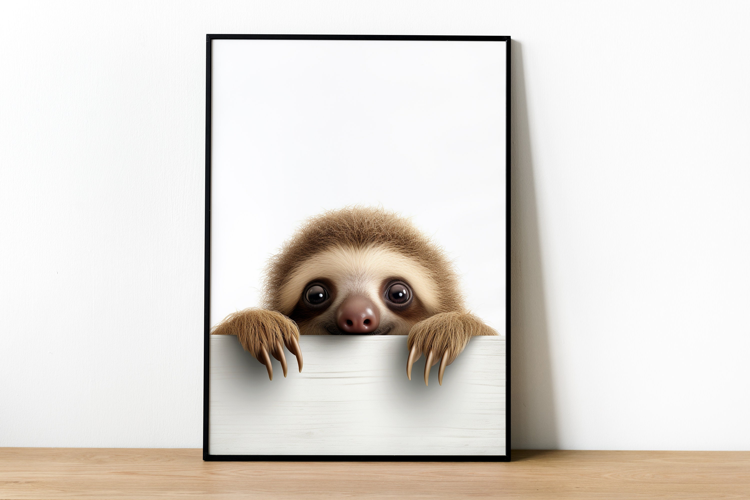 Adorable Baby Animals Poster Printable for Safari Baby Animal - Etsy