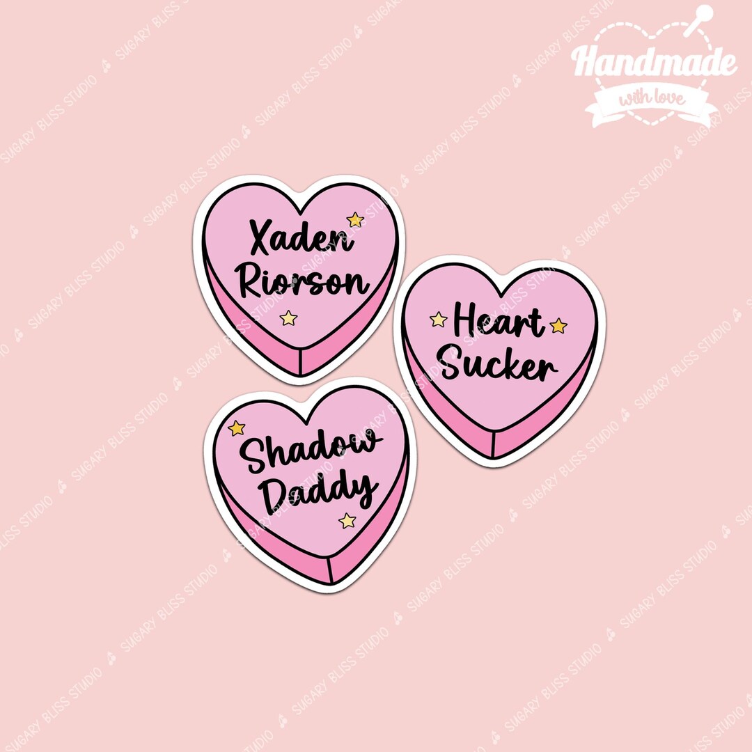 Fourth Wing Sticker Set | Xaden Riorson Stickers | Shadow Daddy ...