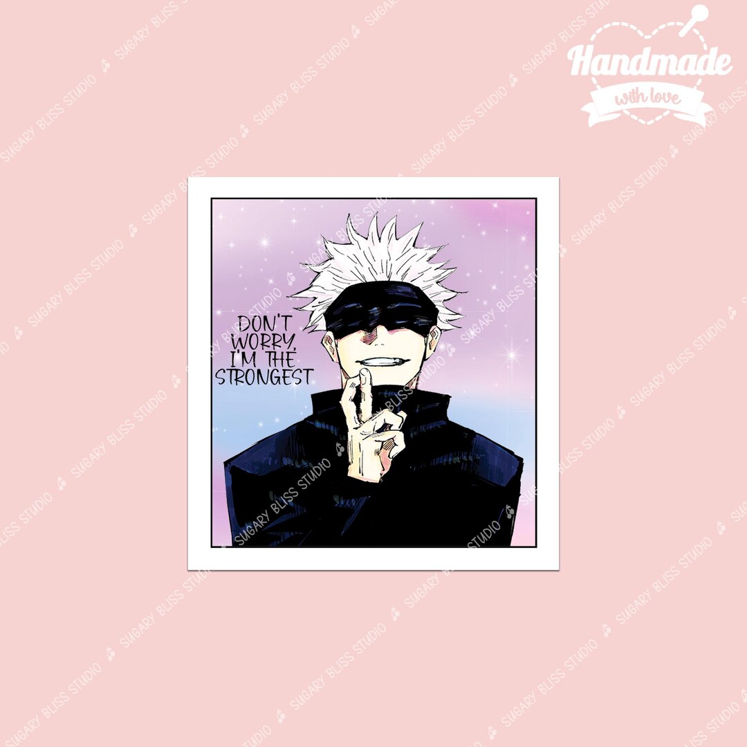 Gojo Stickers Sticker | Waterproof, Anime Meme, JJK, Sorcerer, Sator ...