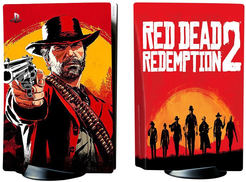 Red Dead Redemption 2 PS5 Disc Skin Sticker. Controller & - Etsy