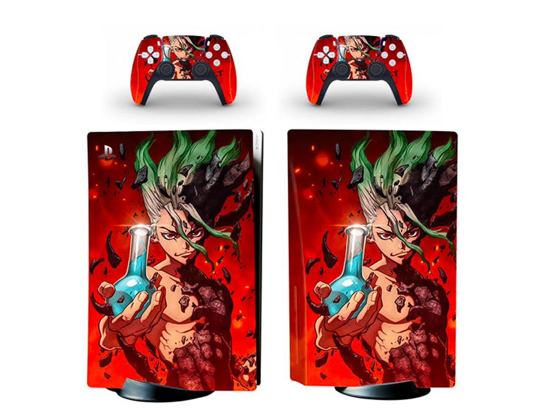 Dr.stone PS5 Disc Skin Sticker. Controller & Console Wrap for - Etsy