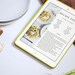 Cookbook Template| Recipe Modern Template | Blue Cookbook Template ...