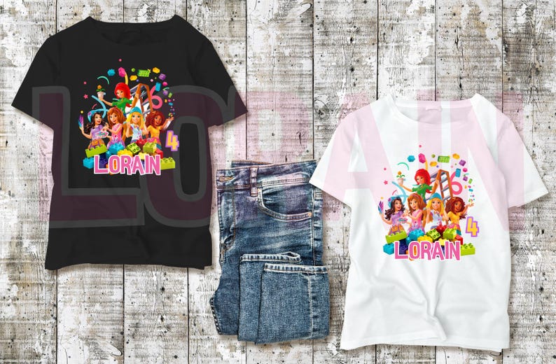 Lego Friends Custom Birthday PNG Digital File ONLY - Etsy