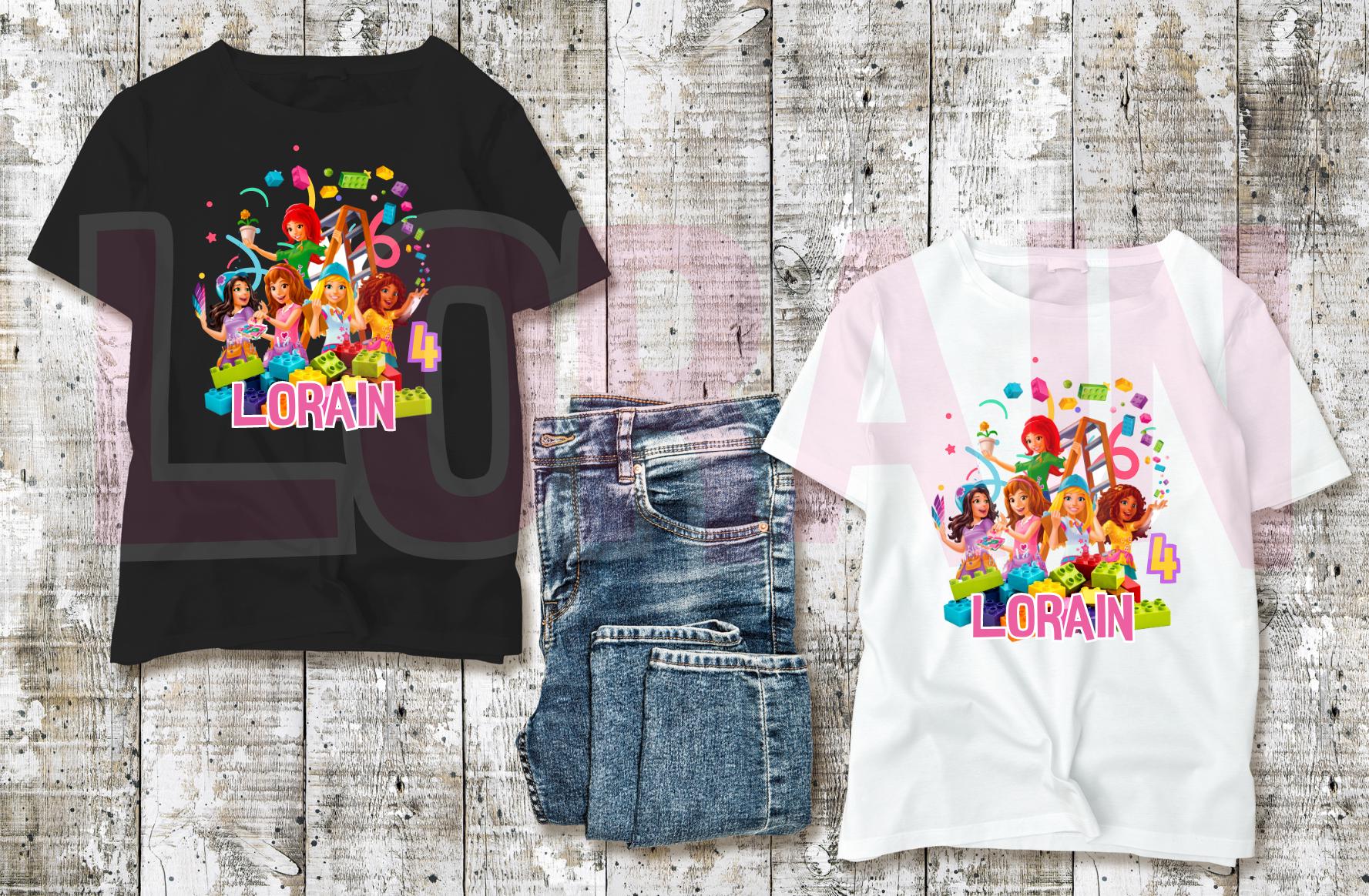 Lego Friends Custom Birthday PNG Digital File ONLY - Etsy