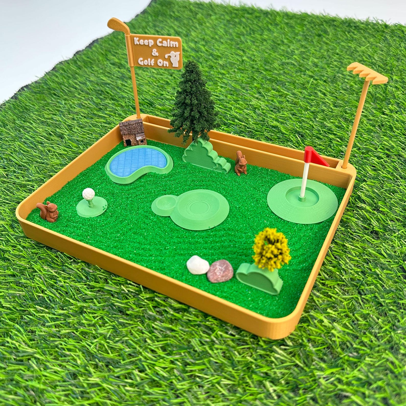 Golf Zen Garden Unique Relaxing Desk Decor for Golf Lovers Stress ...