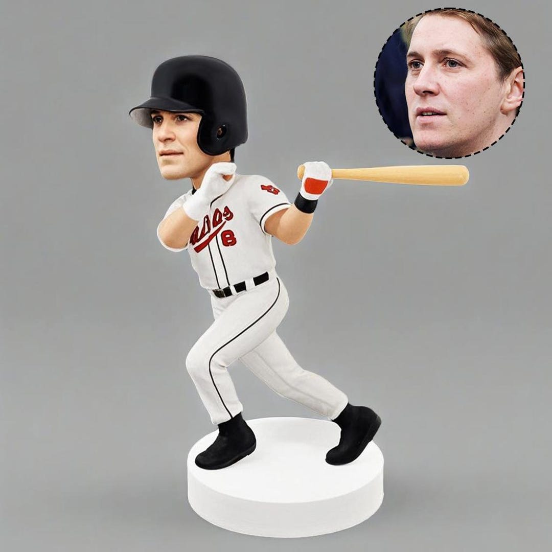 Custom Cake Topper Accessories, Man/women Bobbleheads, Custom Baseball ...