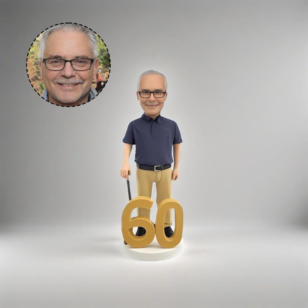 Custom Dad 3D Action Figure, Birthday Cake Topper, Personalized ...