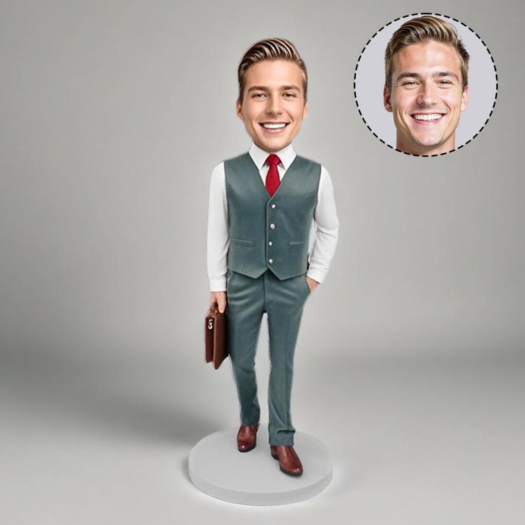 Father's Day Gifts Custom Bobblehead From Photo, 3d Printed Figurine ...