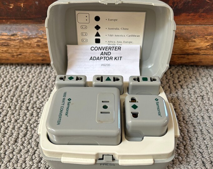 Samsonite Worldwide Converter/adaptor Kit - Etsy