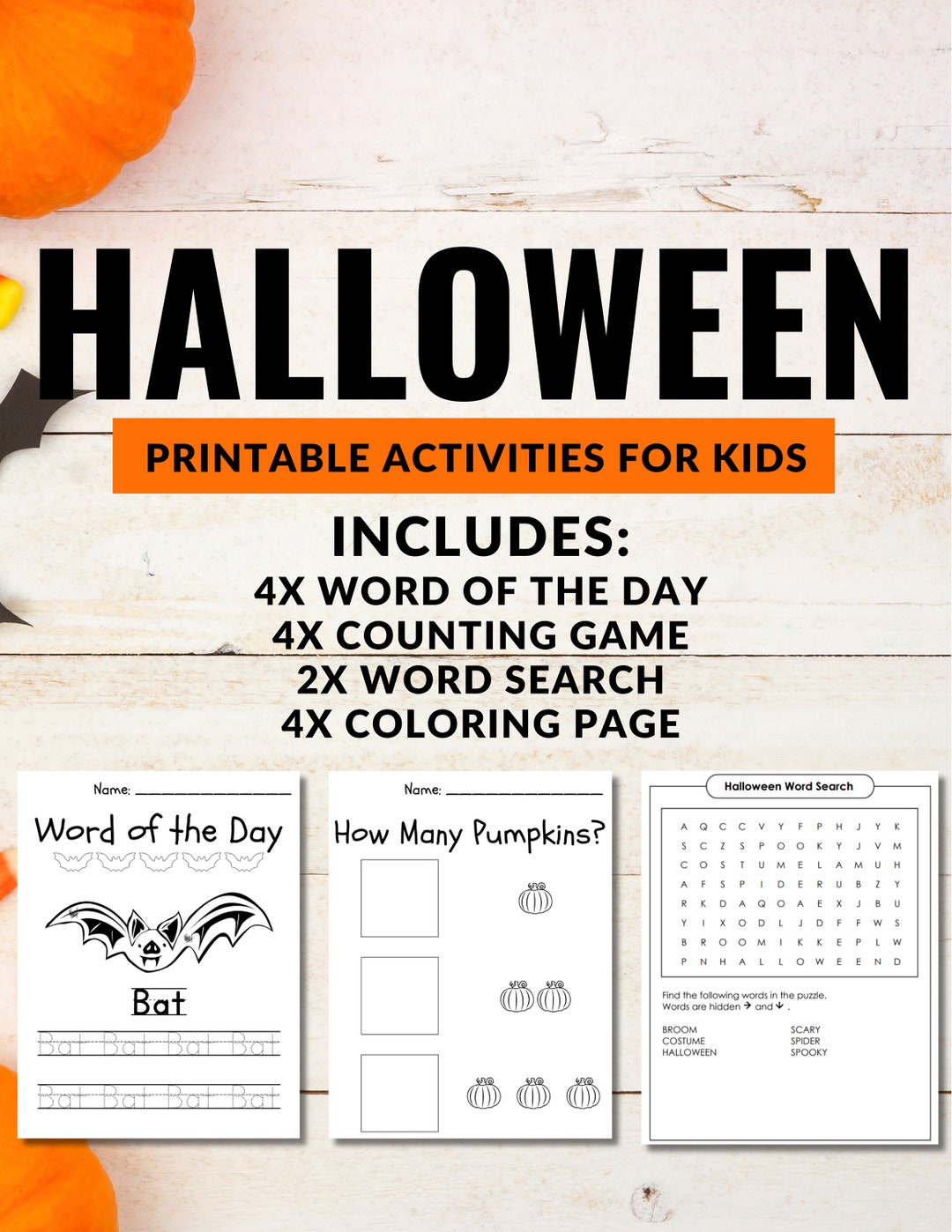 The ULTIMATE Haunted Halloween Fun Pack: Printable Activities - Etsy