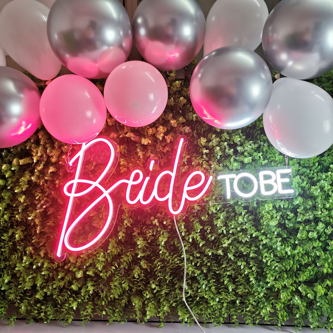 Bride to Be Neon Sign Custom, Neon Wedding Sign Wedding Decor, Wedding ...