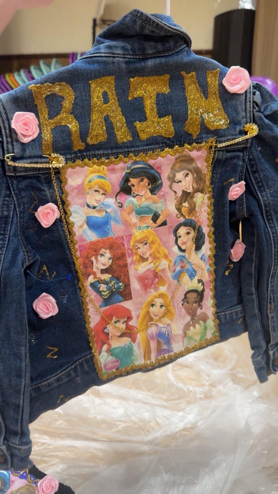 Multi Princess Inspired Jacket GLITTER Collection - Etsy