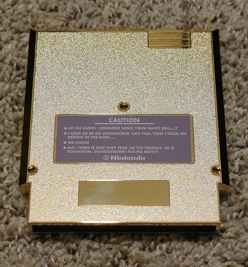 Skyrim NES Cartridge Rare Fan Made! Available in 3 Colors - Etsy