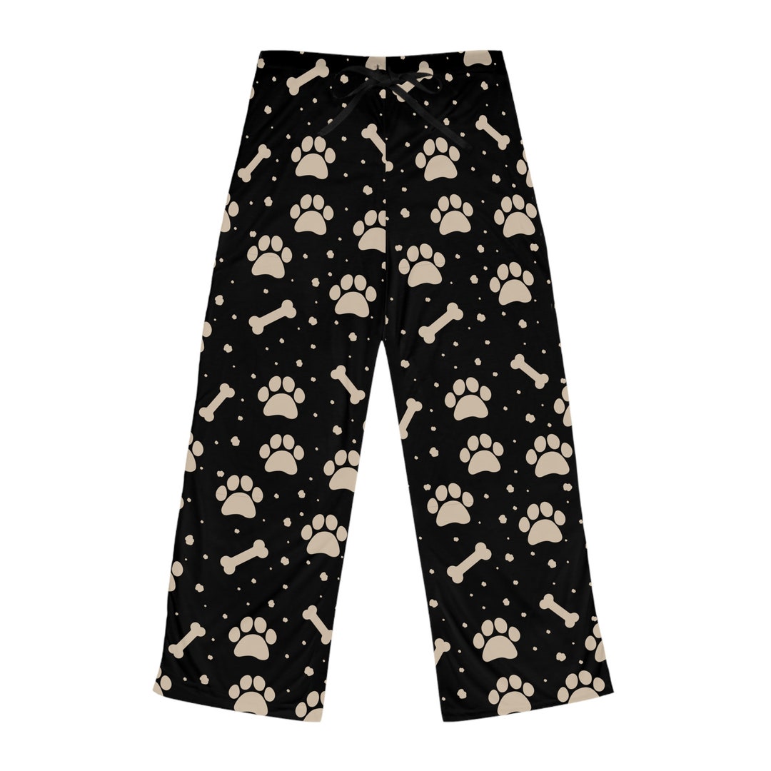 Paw Print Women's Pajama Pants AOP - Etsy