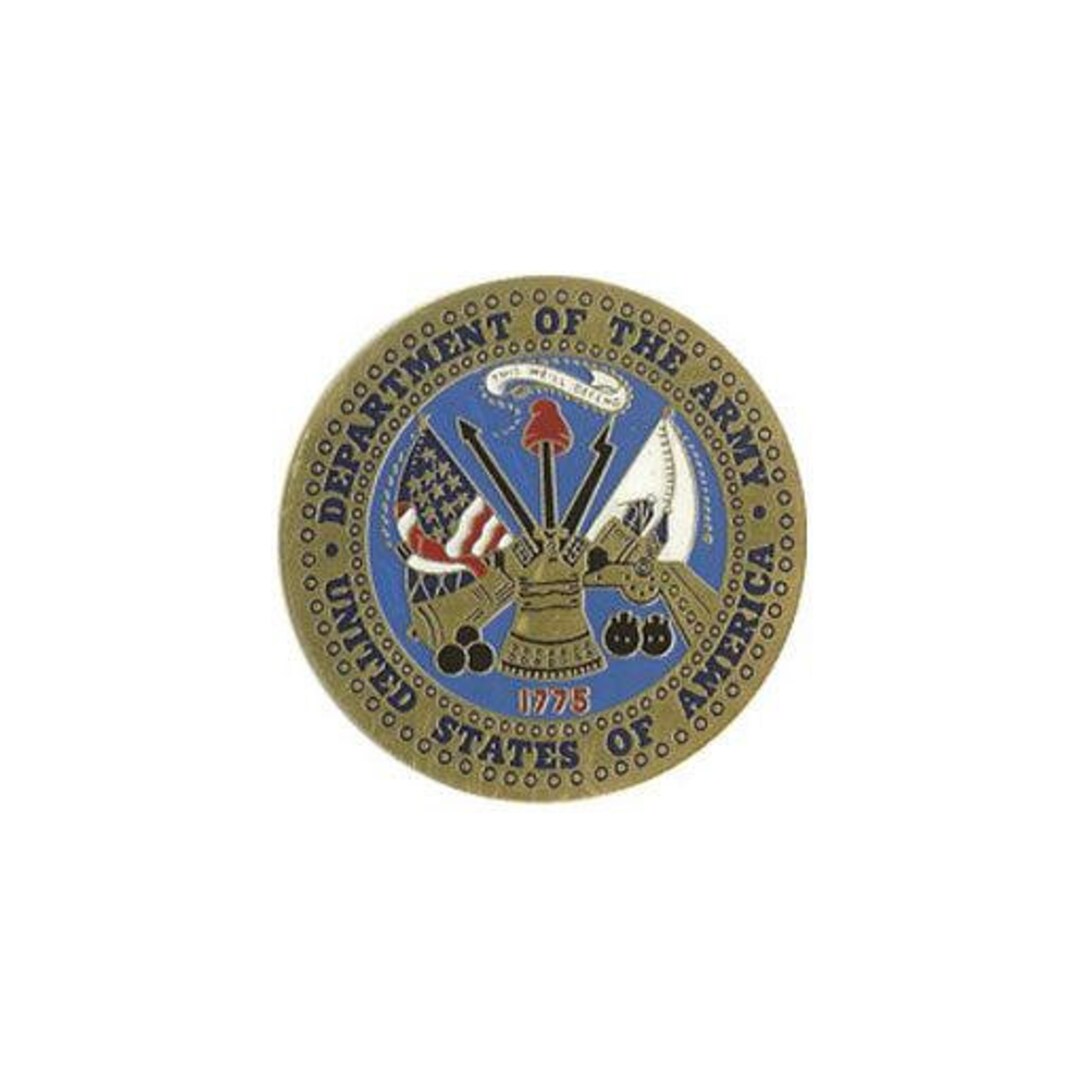 Army Color Medallion US Army Color Medallion Army - Etsy