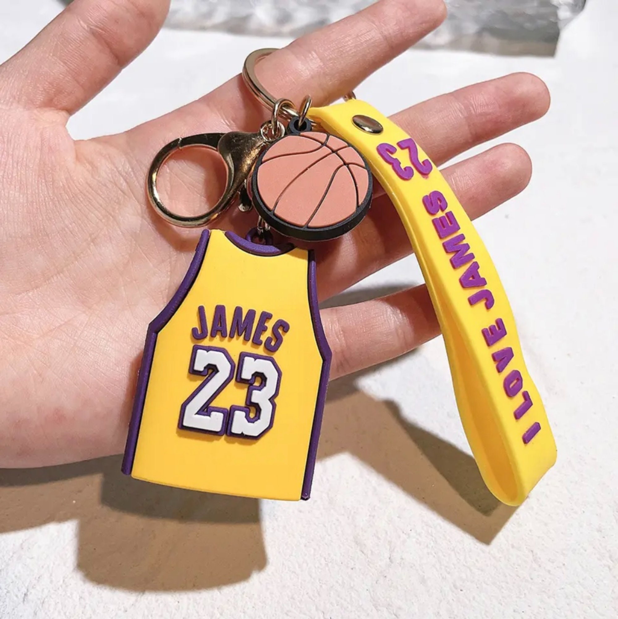 NBA Player Keychains, Handcrafted Sports Memorabilia, Perfect for ...