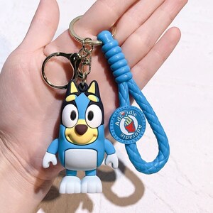 Bluey Keychains Adorable Cartoon Dog Charm Perfect Accessory for Kids ...