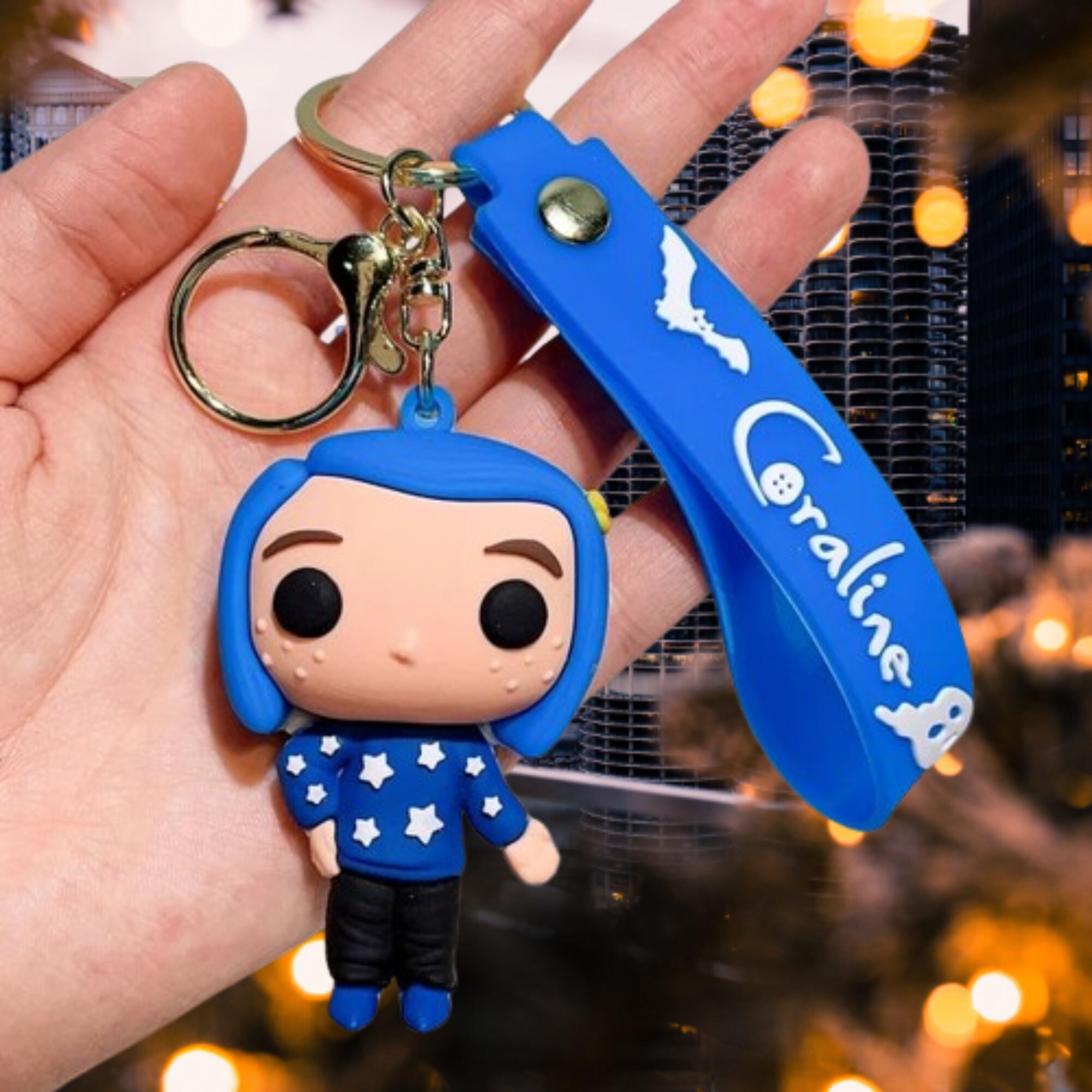 Coraline Movie Keychain Unique Handcrafted Charm, Perfect Accessory for ...