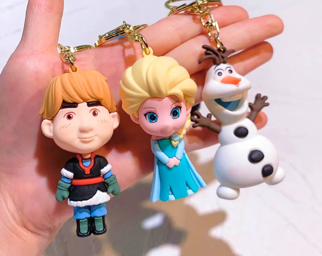 Disney Frozen Keychain Adorable Elsa and Anna Charm Perfect - Etsy