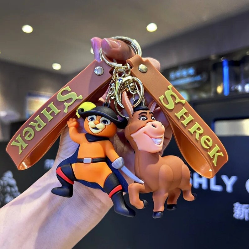 Shrek Keychain Collection Handcrafted, Colorful and Fun Perfect for ...