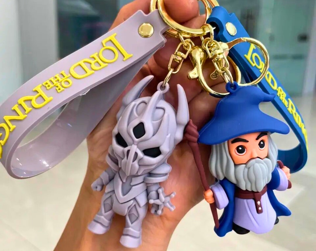 Handcrafted Lord of the Rings Keychains Featuring Iconic - Etsy