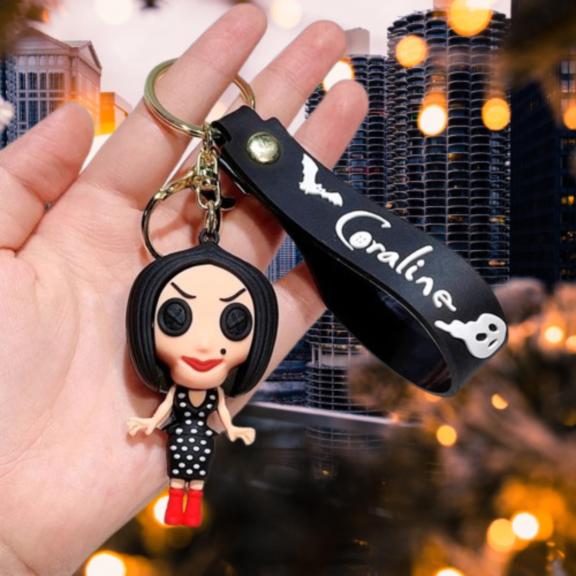 Coraline Movie Keychain Unique Handcrafted Charm, Perfect Accessory for ...