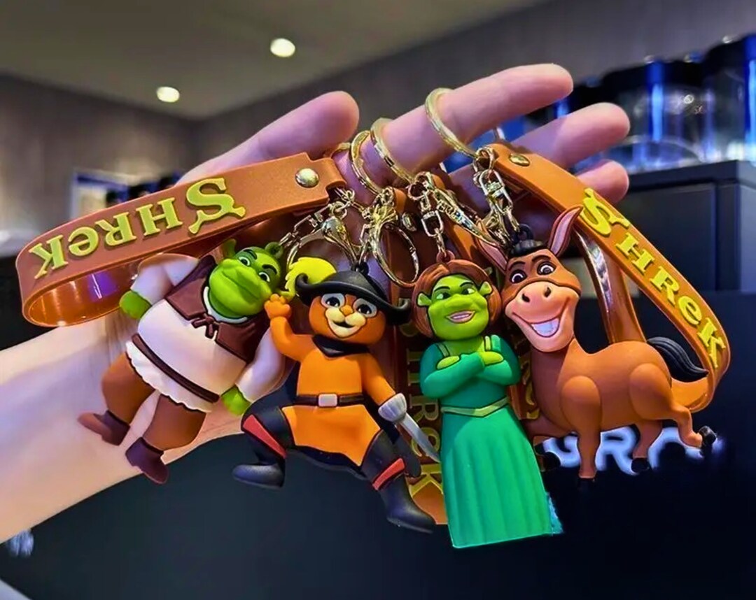 Shrek Keychain Collection Handcrafted, Colorful and Fun Perfect for ...