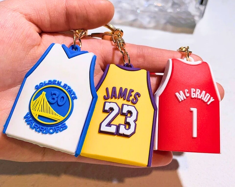 NBA Player Keychains, Handcrafted Sports Memorabilia, Perfect for ...