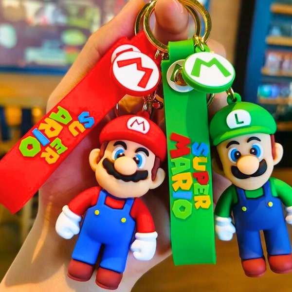 Super Mario Bros Keychain - Etsy