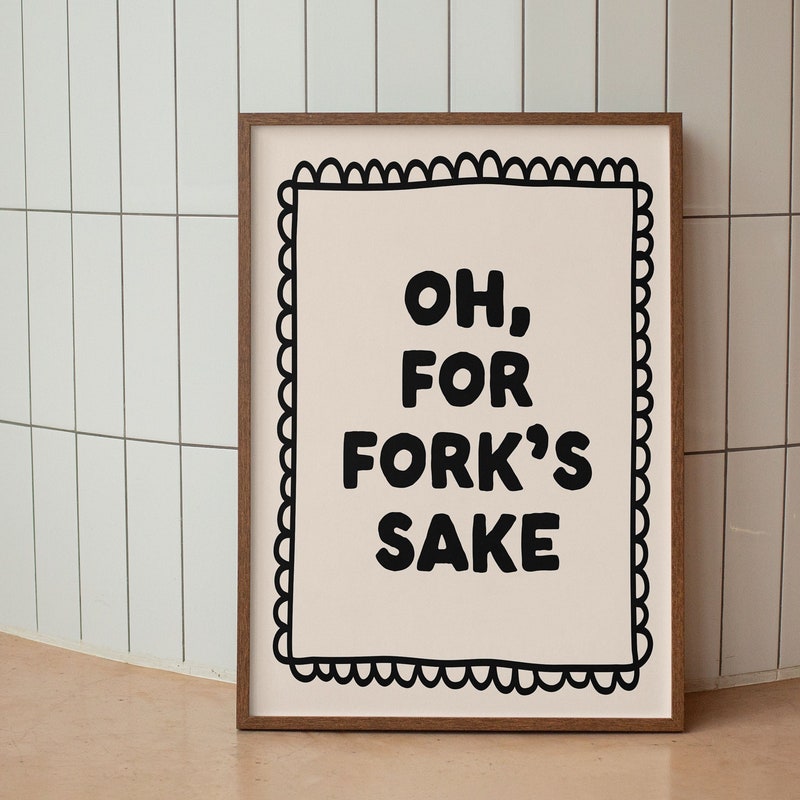 Oh for Forks Sake - Etsy