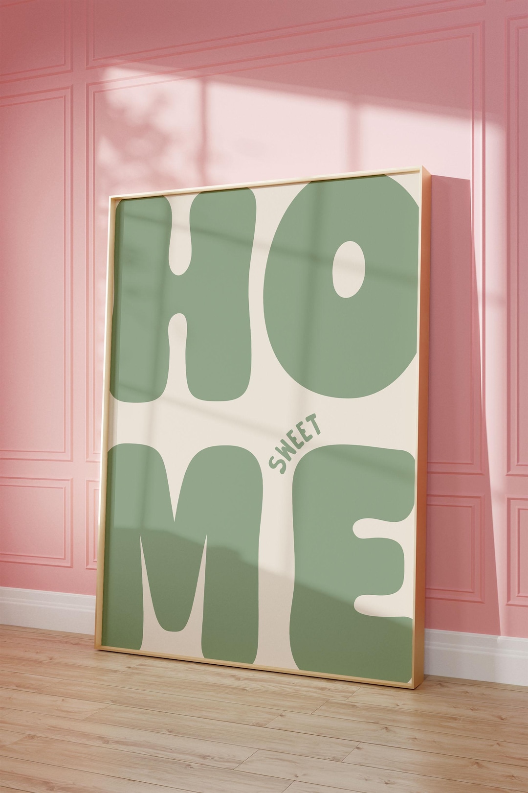 Home Sweet Home Art Print | Sage Green, Neutral Decor (digital Download ...
